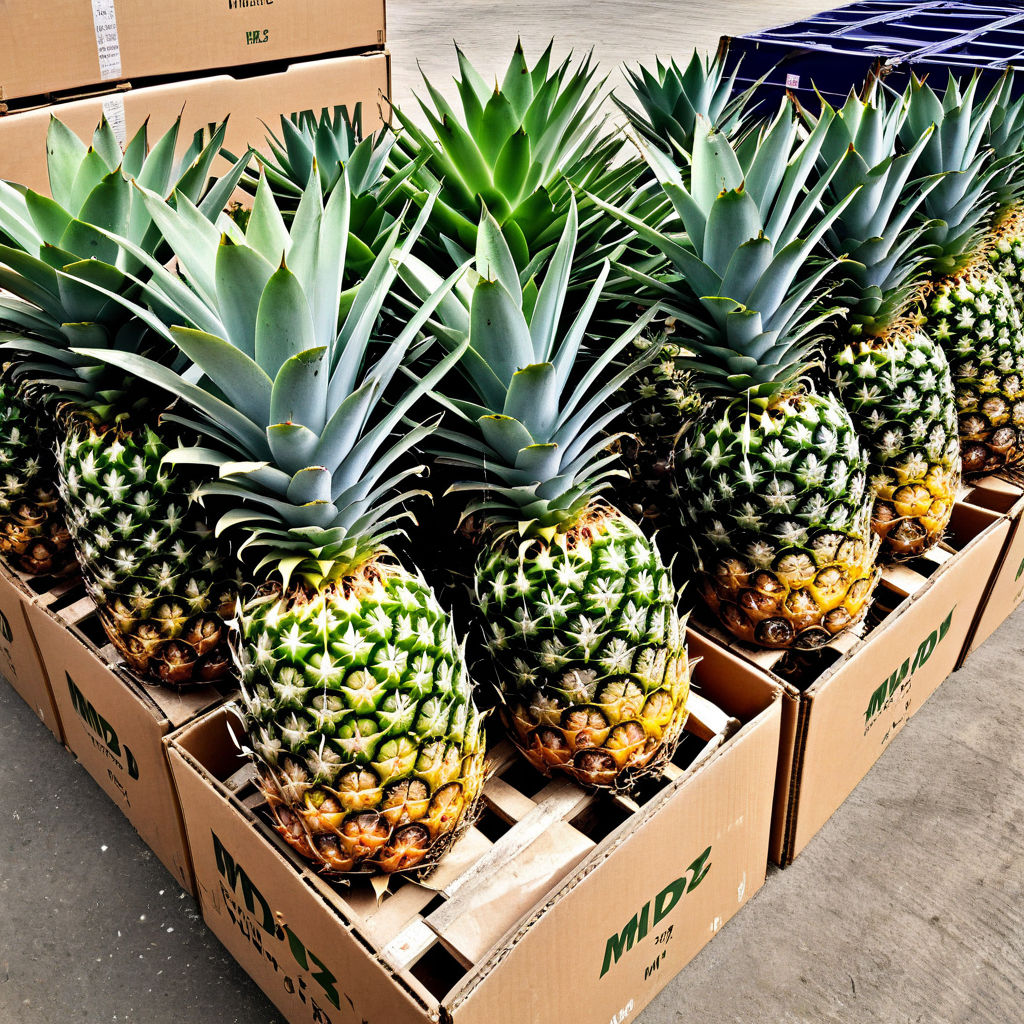 MD2 Pineapples - Floss Greens Exports